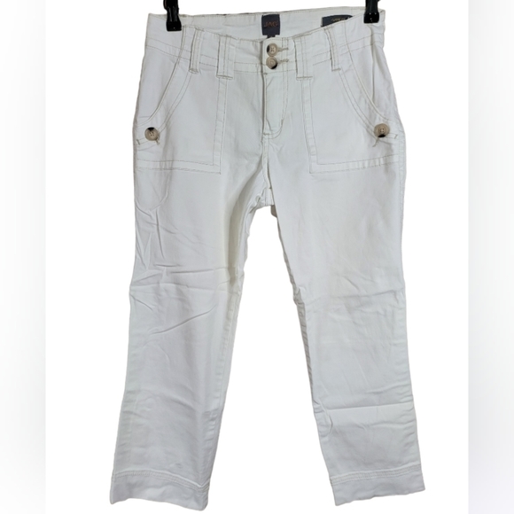 Jag Jeans | Jeans | Jag Jeans Cargo Crop Pants Size 4 White | Poshmark